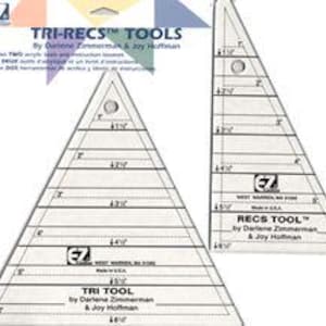 Ring of Stars Tri Recs Quilt Pattern Red and White - Etsy