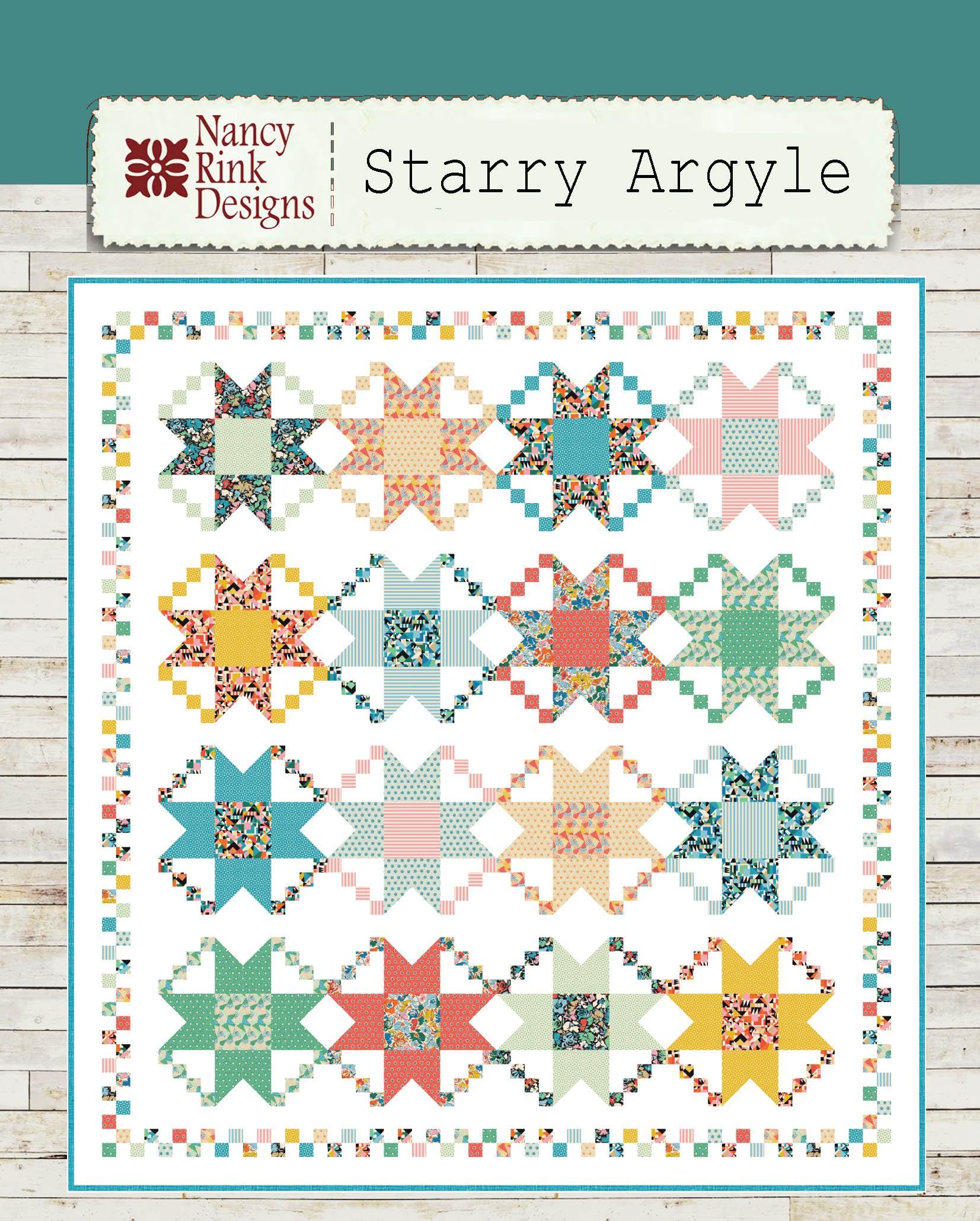 Starry Argyle Quilt Pattern - Etsy