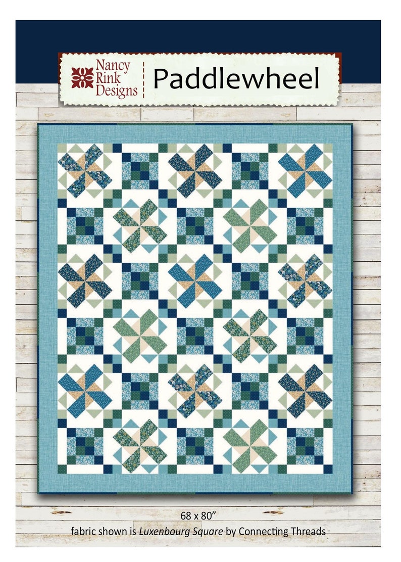 Paddlewheel Quilt Pattern - Etsy