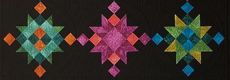 Chroma Shuffle Sampler/block of the Month Quilt - Etsy