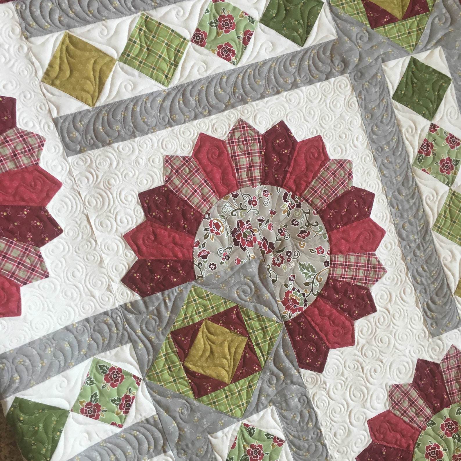 Sunflower Garden Digital Quilt Pattern - Etsy