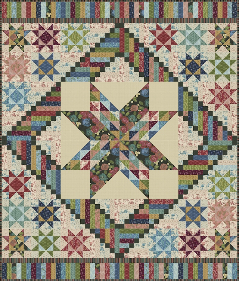 Broken Star Quilt Pattern - Etsy