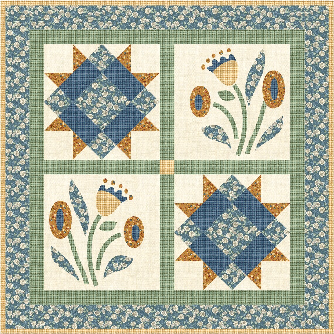 Best Friends Wall Hanging and Runner Quilt Pattern - Etsy