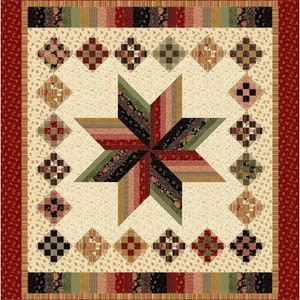 Strippy Star Digital Quilt Pattern - Etsy