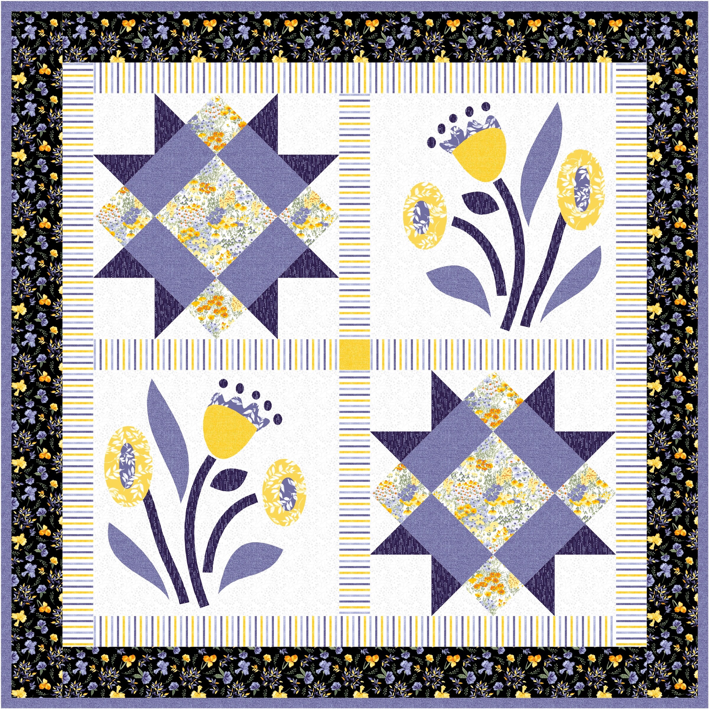 Best Friends Wall Hanging and Runner Quilt Pattern - Etsy