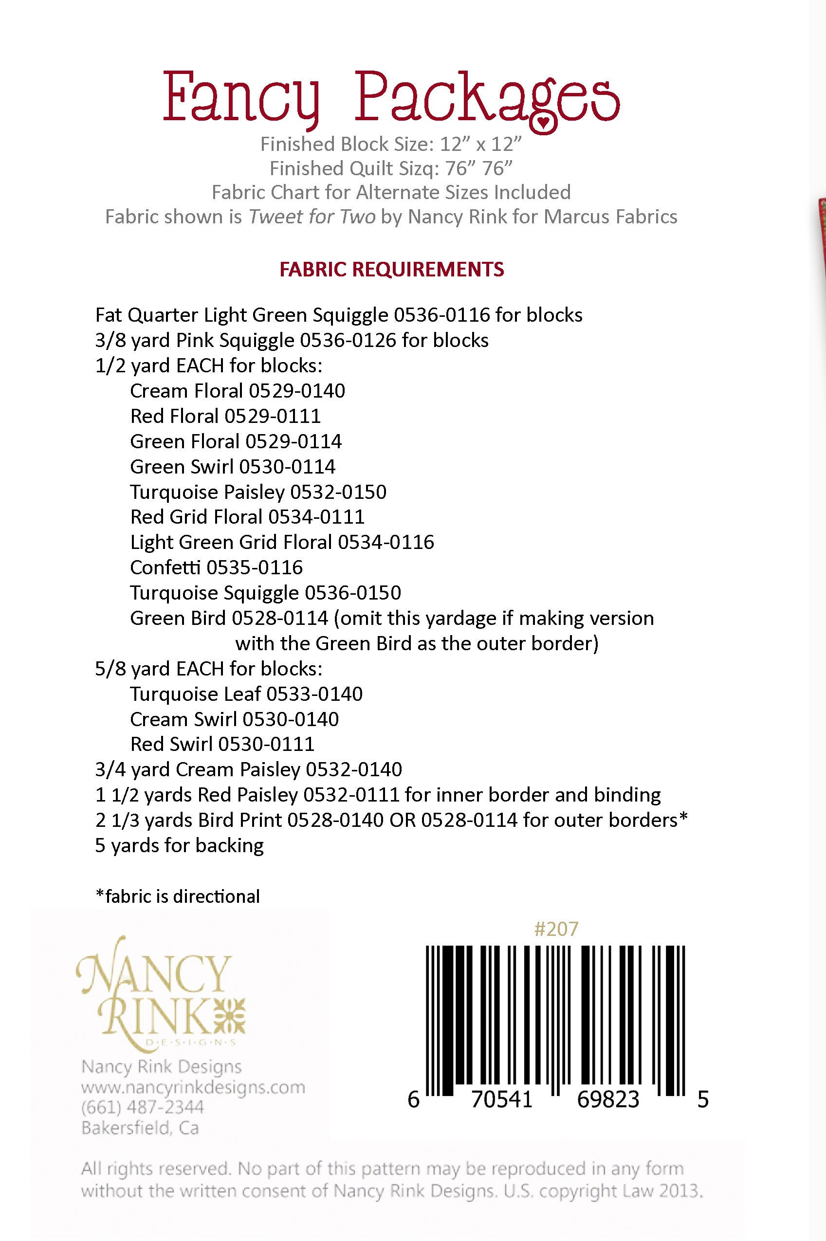 Fancy Packages Quilt Pattern - Etsy