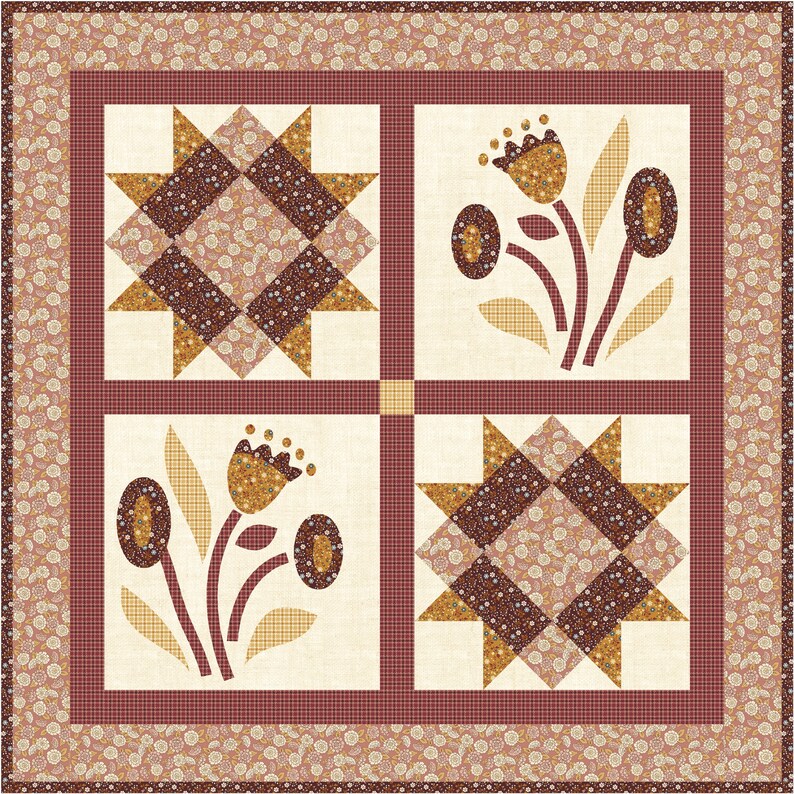 Best Friends Wall Hanging and Runner Quilt Pattern - Etsy