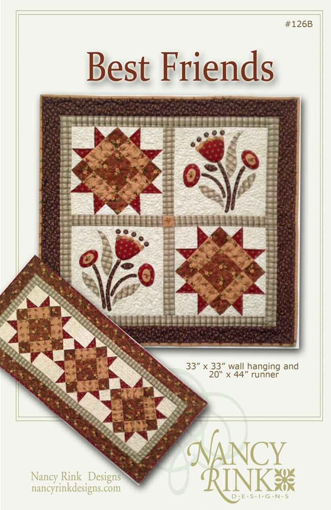 Best Friends Wall Hanging and Runner Quilt Pattern - Etsy