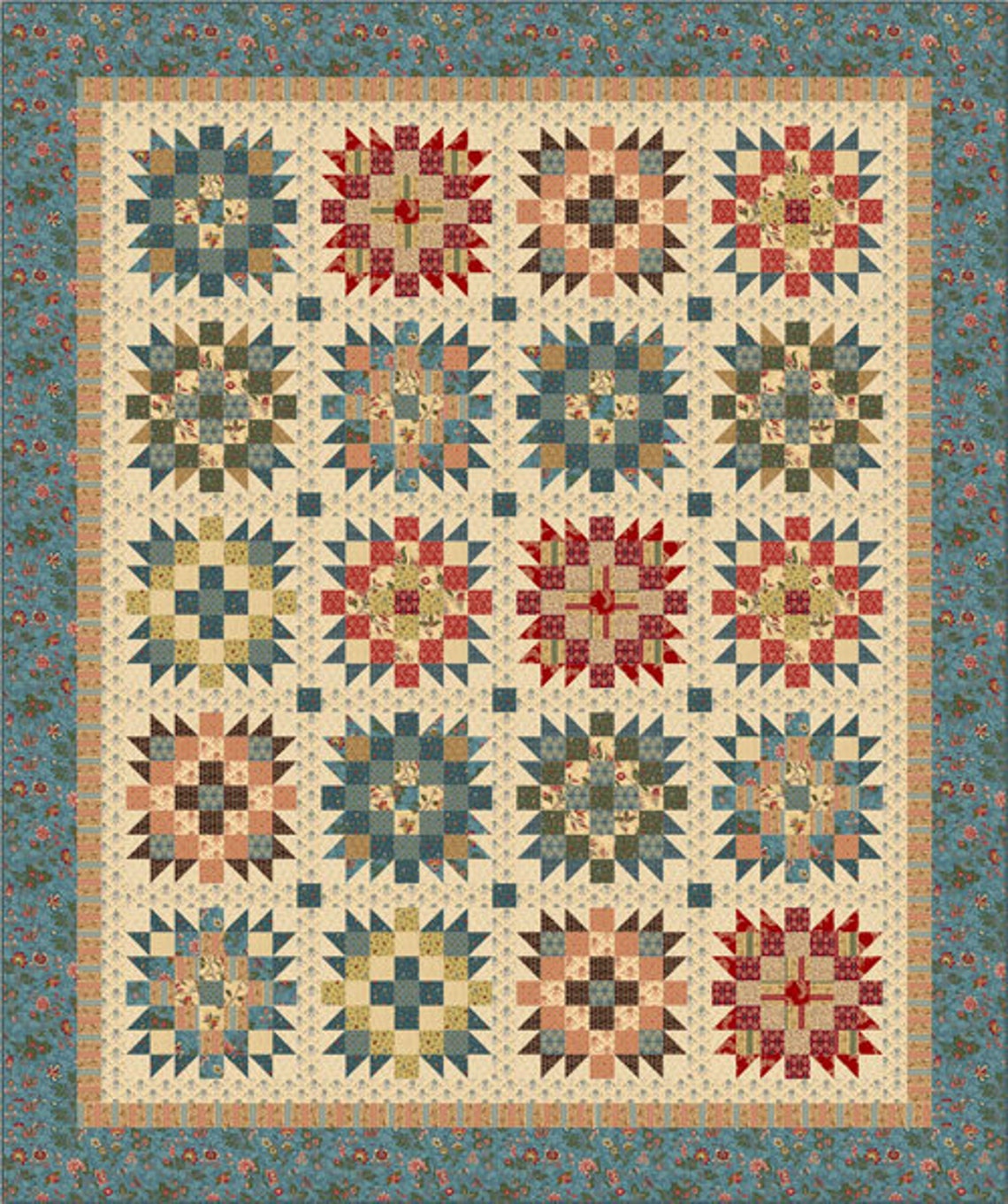 Georgetown Fat Quarter Friendly Quilt Pattern - Etsy