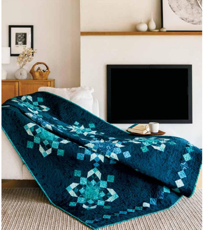 Water Crystals Batik Quilt Pattern Nancy Rink - Etsy