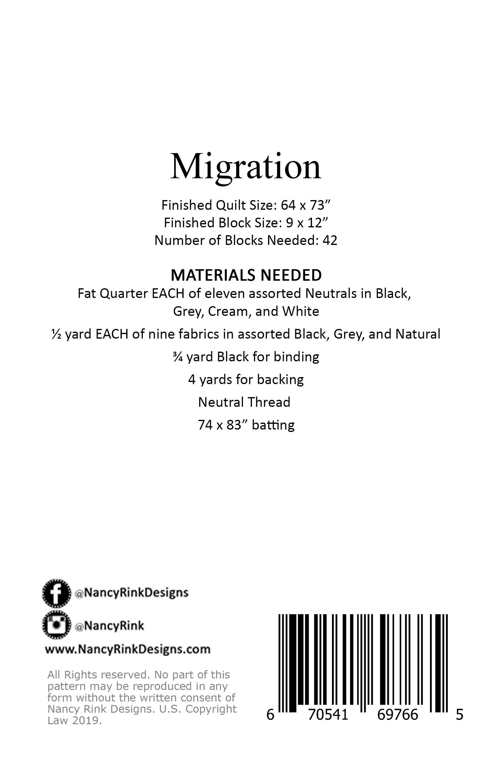 Migration Quilt Pattern - Etsy