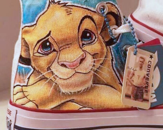 Lion King Custom, Personalised Converse, Hand Painted Vans, Hi-tops ...