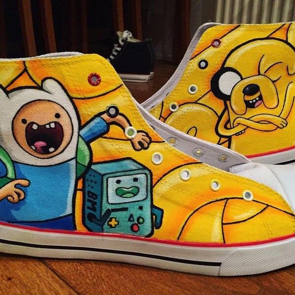 Adventure Time Shoes - Etsy