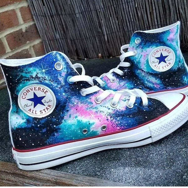 Galaxy Converse - Etsy