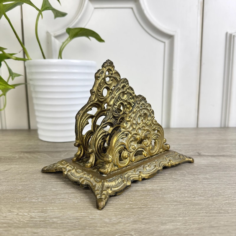 Brass Letter Holder - Etsy