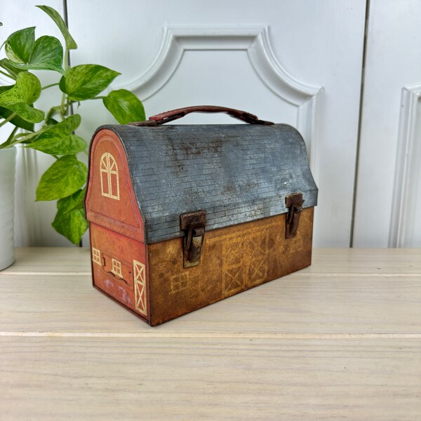 Vintage Lunch Box - Etsy
