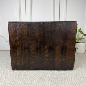 Antique Wooden 4 Drawer Library Card Catalog, Tabletop Library Index ...