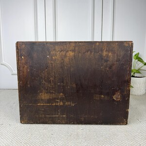 Antique Wooden 4 Drawer Library Card Catalog, Tabletop Library Index ...