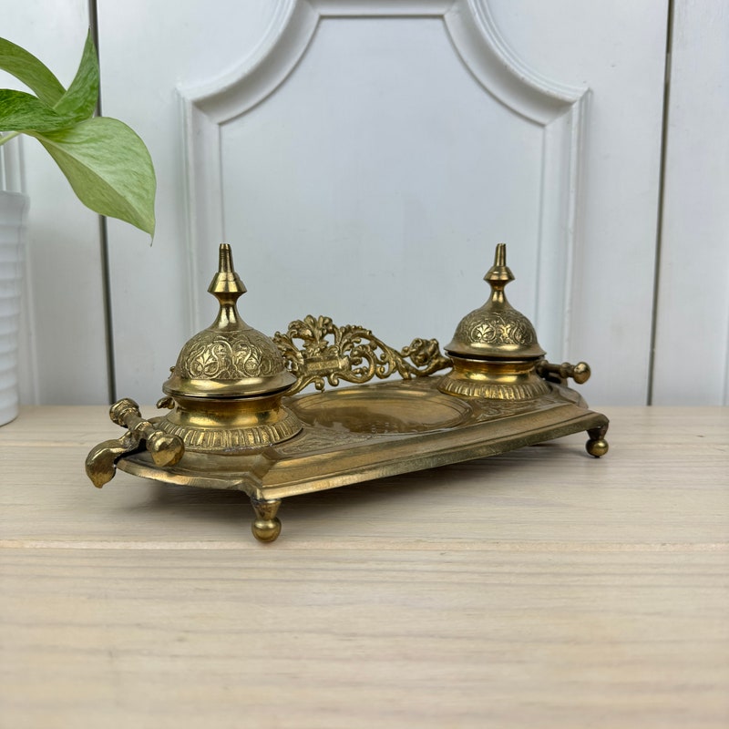 Double Inkwell - Etsy