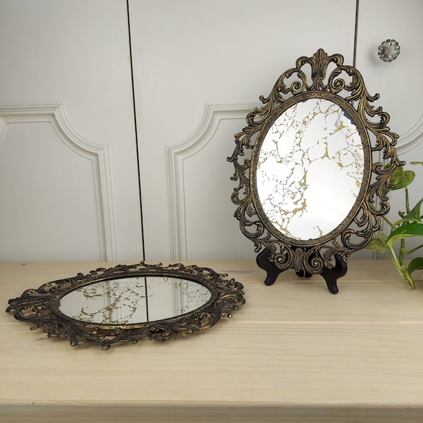 Vintage Vein Mirror - Etsy