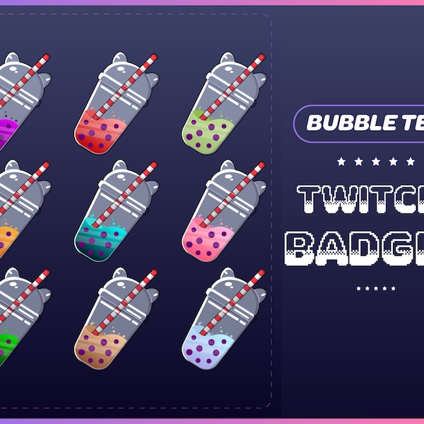SKULL Twitch Badges and Emotes Coloured Skull Themed Evolution Sub/bit ...