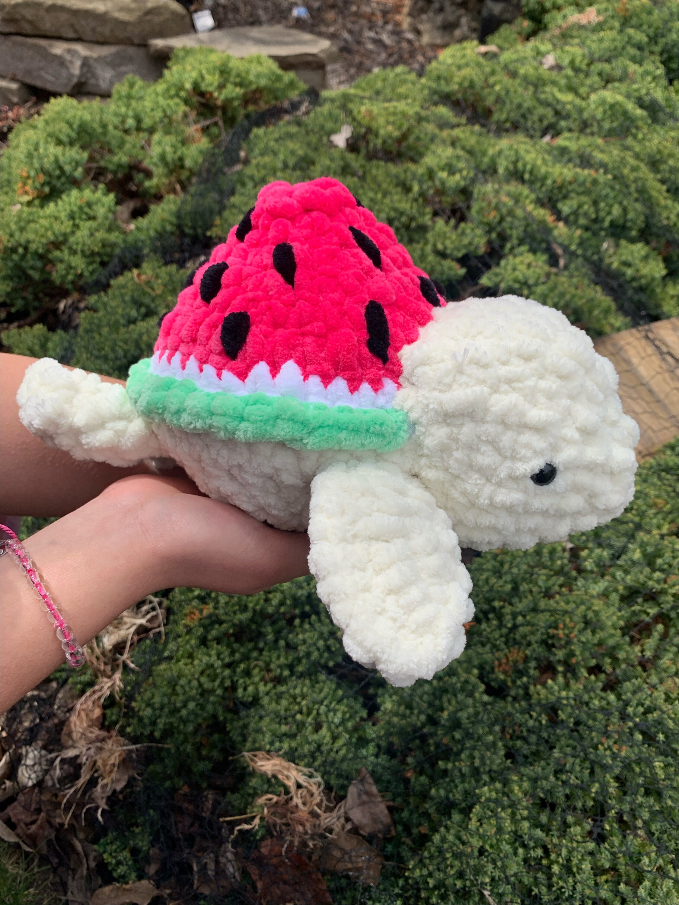 LEFT HANDED Watermelon Sea Turtle Crochet Pattern | Beginner ...