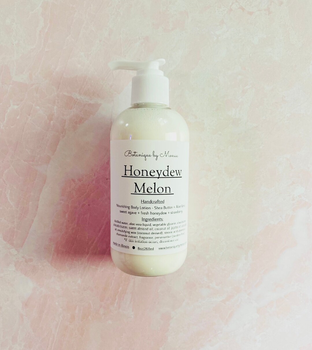 Honeydew Melon - Shea Butter and Aloe Body Lotion, Lotion for Dry Skin ...