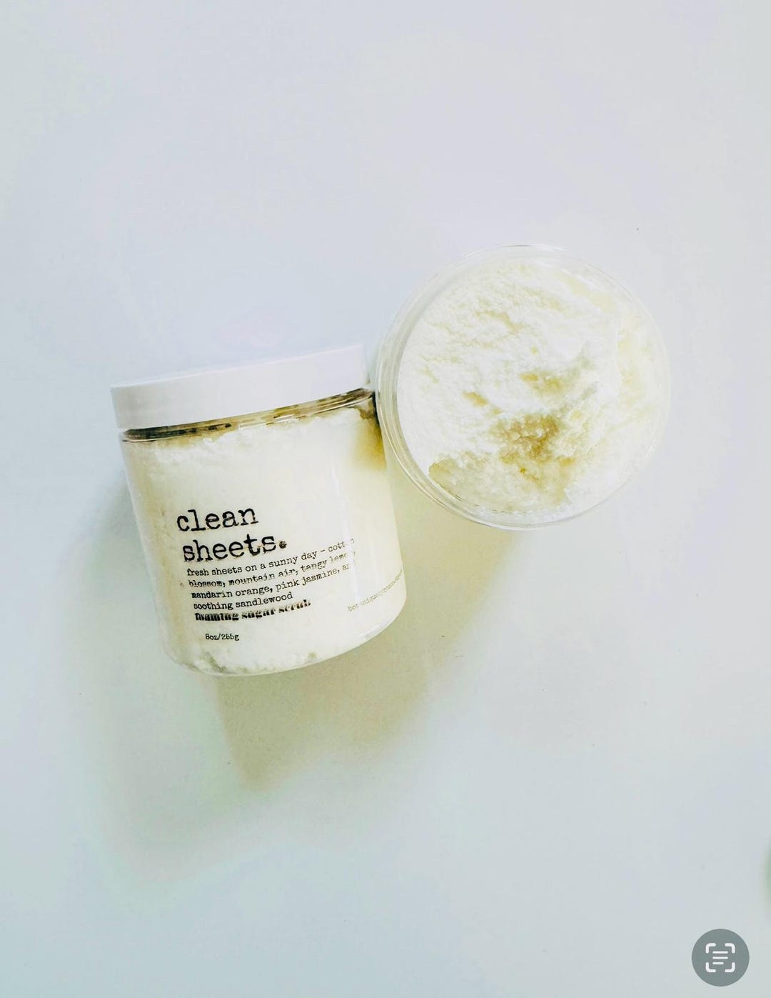 Clean Sheets Sugar Scrub, Body Scrubs, Foaming Body Scrubs - Etsy