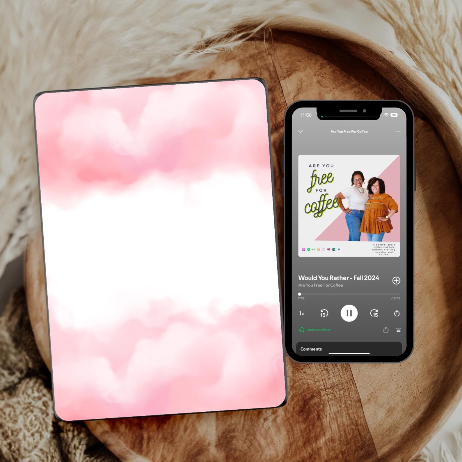 Pretty in Pink Kindle Insert Bundle | Ereader Insert | Wine Glitter ...