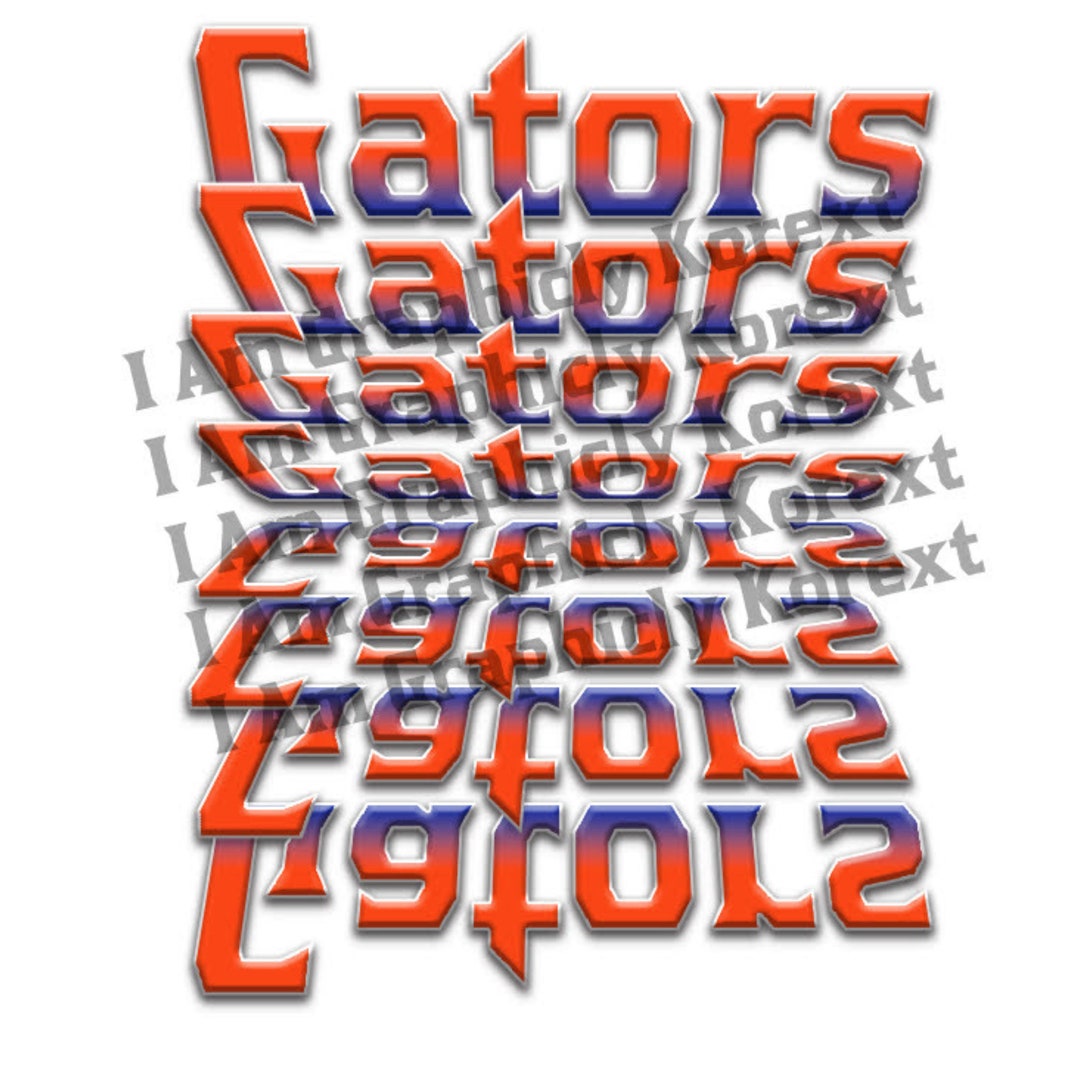 Custom Florida Gators Football Png Football Teams Png Sublimation Png ...