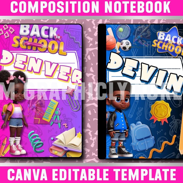 School Notebook - Etsy