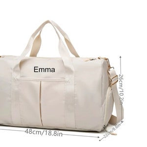 Personalized Gym Training Travel Bag, NAME and LOGO, Small Fitness ...