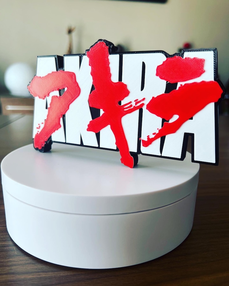 Sign Logo Inspired Akira 3D Print Poster - Etsy