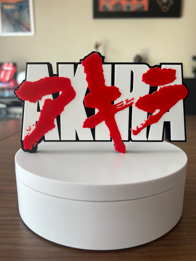 Sign Logo Inspired Akira 3D Print Poster - Etsy