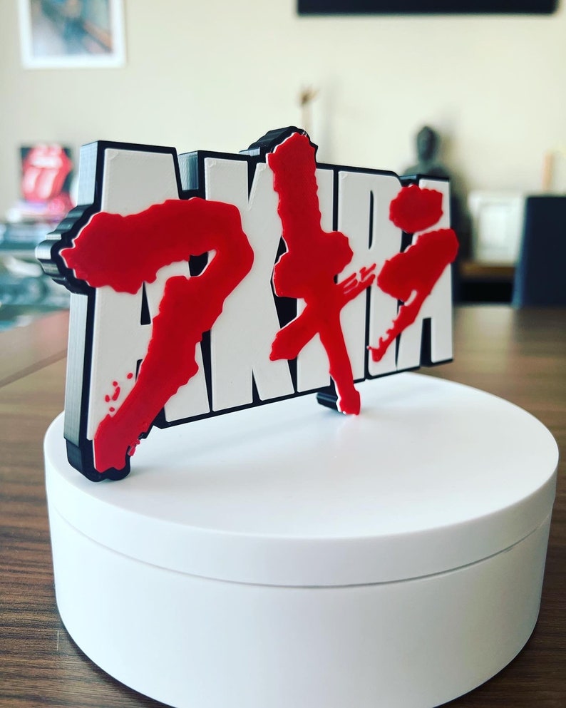 Sign Logo Inspired Akira 3D Print Poster - Etsy