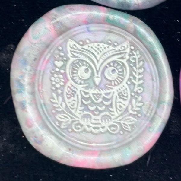 Owl Post Stamp - Etsy