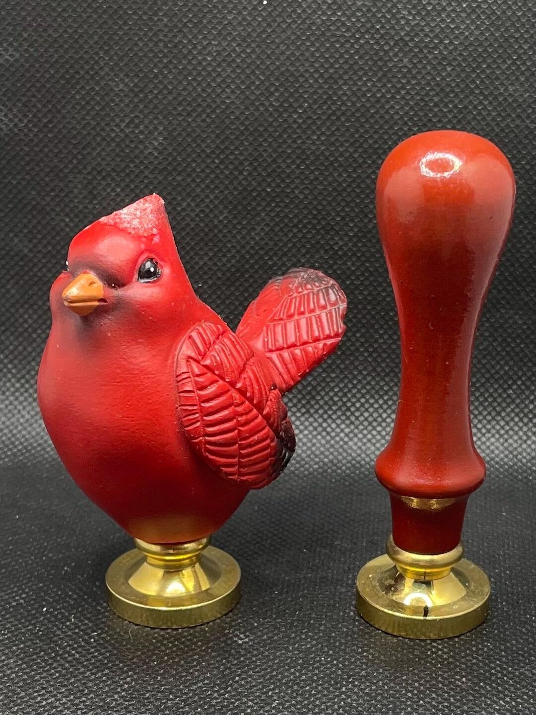 Cardinal Frosty Wax Seal Stamp Handle, Wax Stamp Accessory, Universal ...