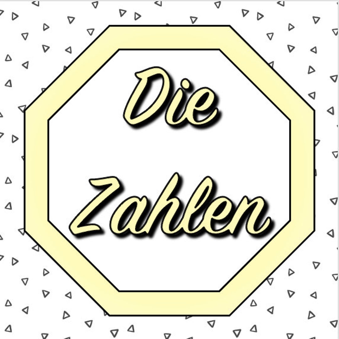 Printable German Posters - Numbers 1-10 - Teaching - Resource - Digital ...