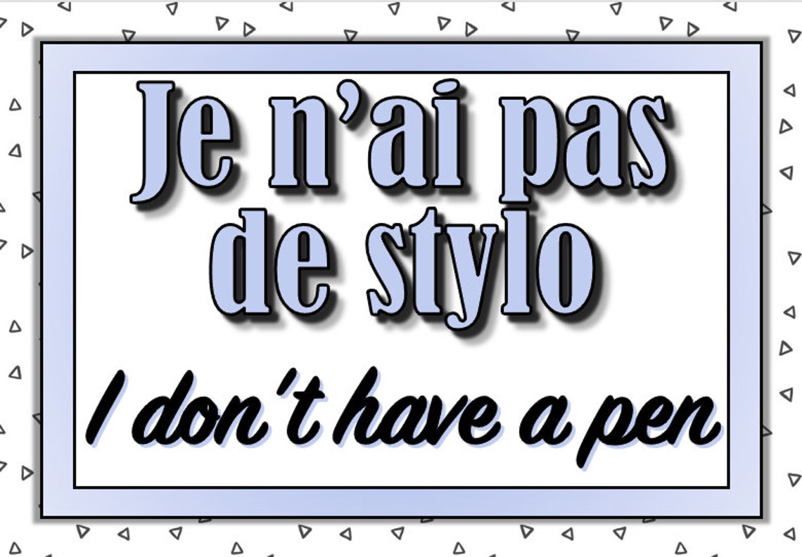 Printable Common Classroom Phrases - French - Printable Posters ...