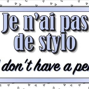 Printable Common Classroom Phrases - French - Printable Posters ...