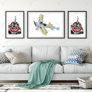 Cartoon Style Pitts Special Printable Aviation Art Gift Wall Art Ideal ...