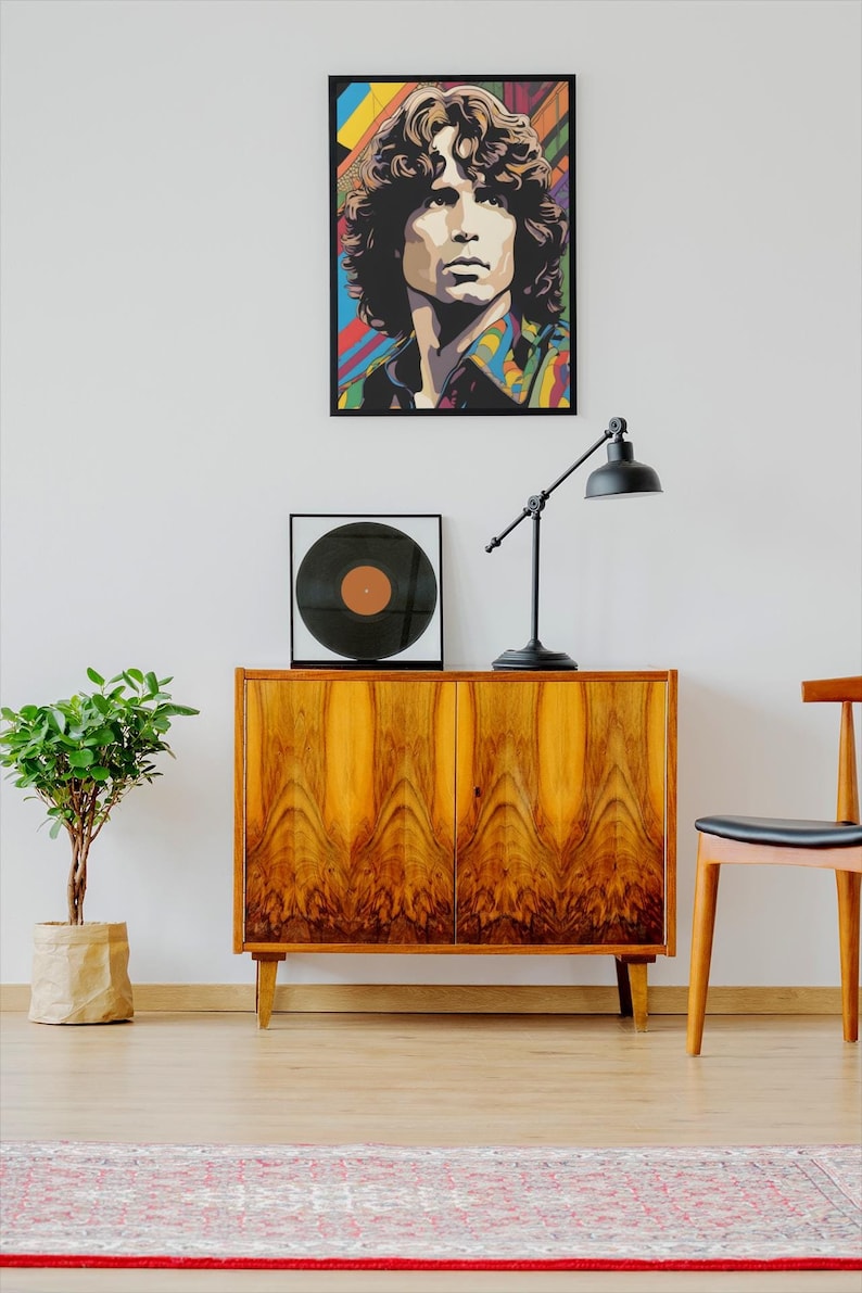 Pop Art Jim Morrison, the Doors Poster Artwork Wall Print. Perfect for ...