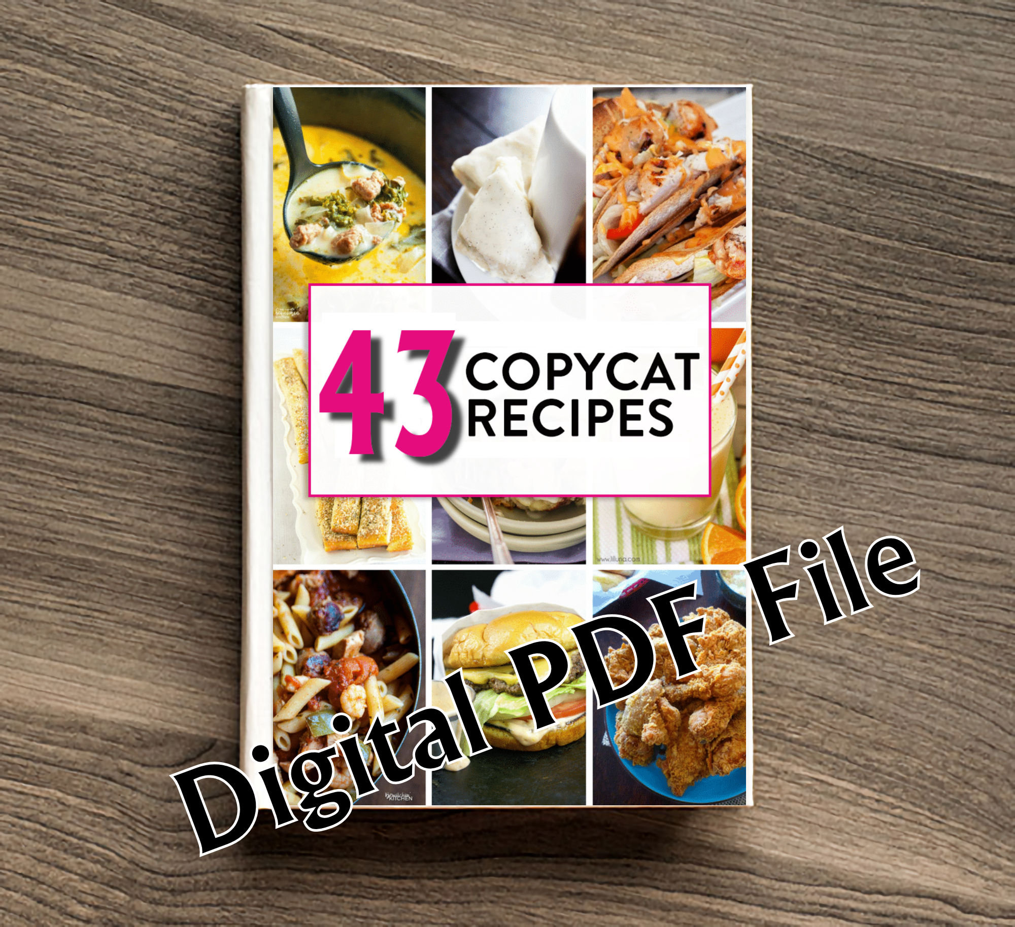 Restaurant Copycat Recipes Ecookbook Recipes - 43 Recipes - Instant PDF ...
