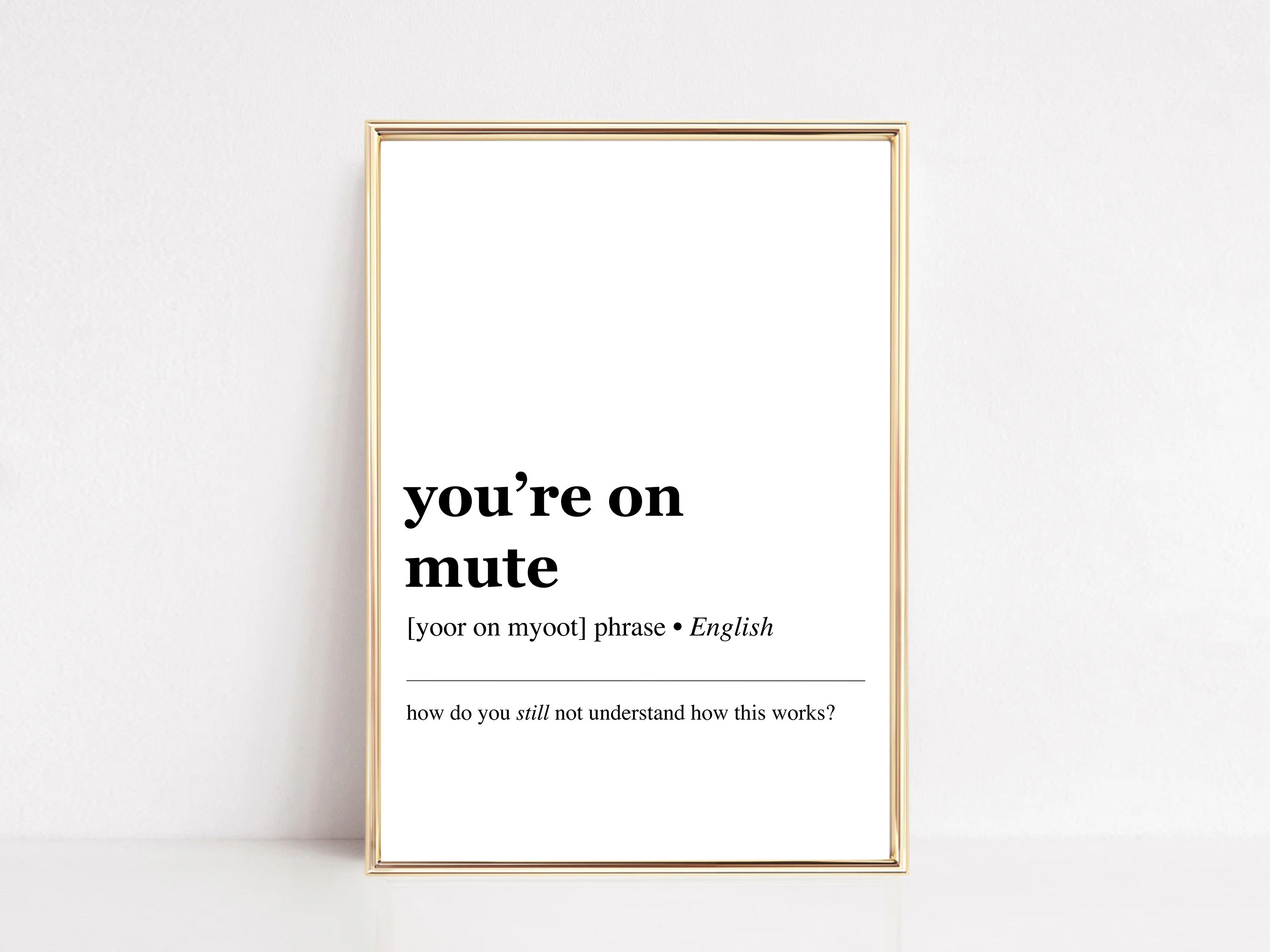 Funny Office Decor | Funny Office Definitions | Office Wall Art ...