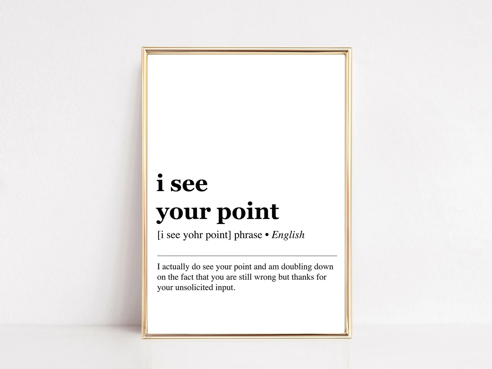 Work From Home Office Decor Funny Office Definitions Office Wall Art ...