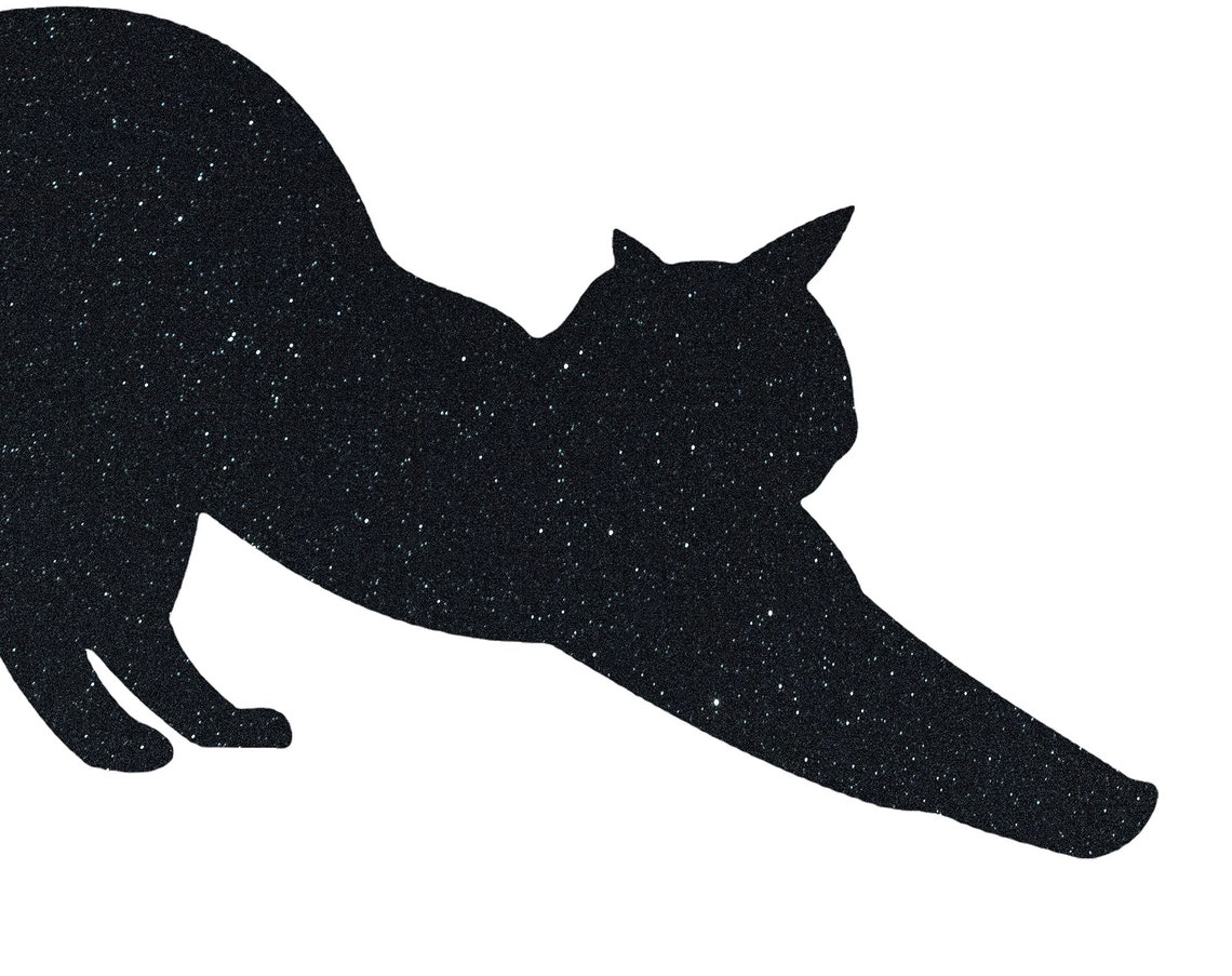 Halloween Printable Decor | Black Cat Art | Cat Printable | Halloween ...