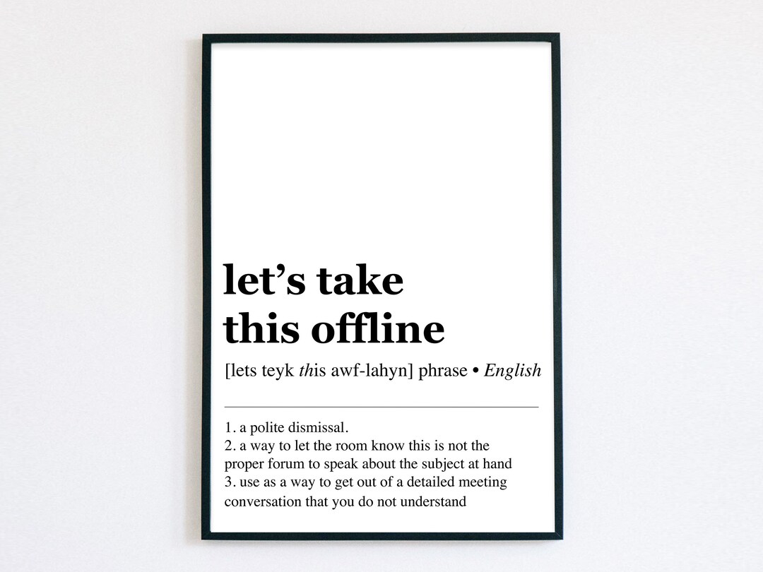 Funny Office Decor Funny Office Definitions Office Wall Art Office Art ...