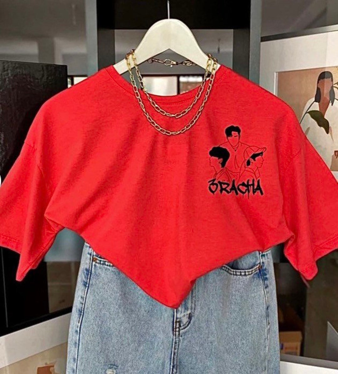 Stray Kids 3RACHA Bangchan, Changbin and Han Printed Unisex T-shirt ...