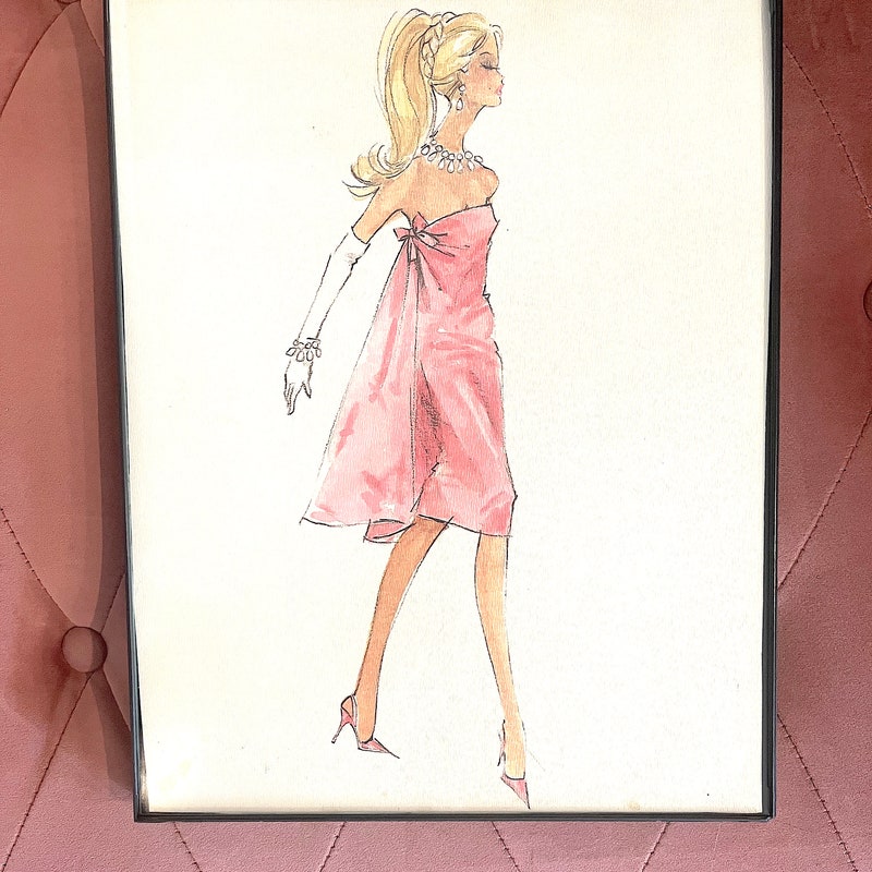 Vintage Barbie Print - Etsy