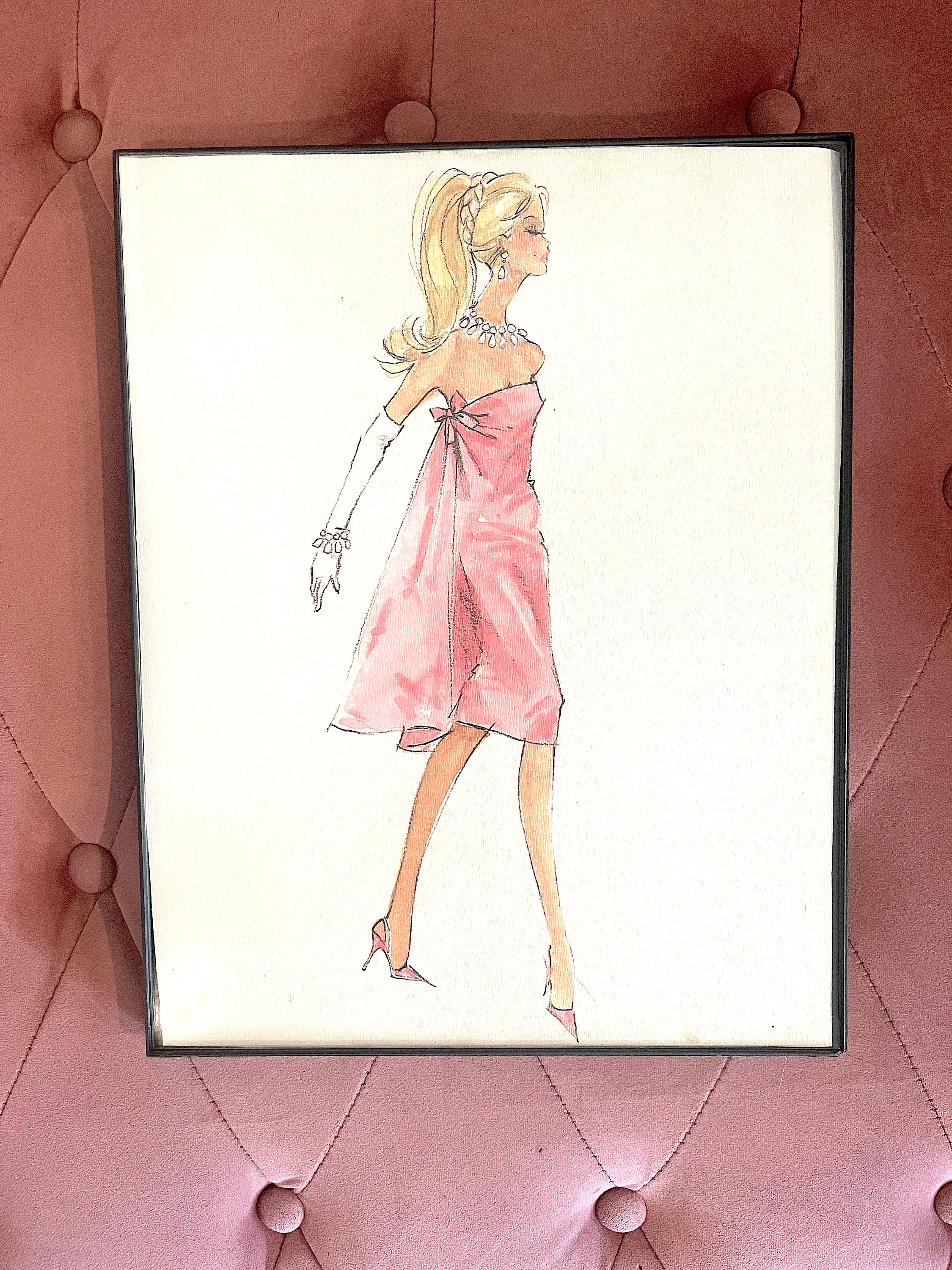 Vintage Barbie Art Limited Edition Print by Robert Best, Barbie Print ...